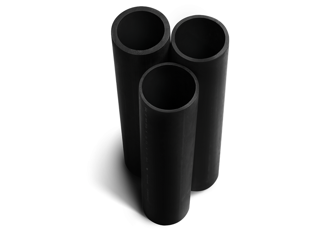 Single wall polyethylene pipe